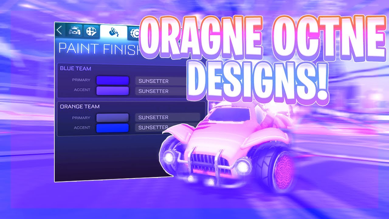 The 10 Best Orange Octane Designs Of All Time! (Rocket League Car ...