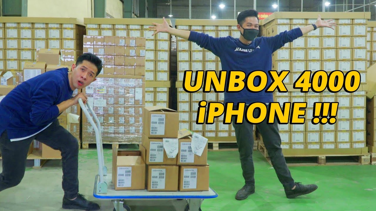 ĐI THĂM KHO iPHONE 13 PRO MAX LỚN NHẤT VIỆT NAM: 4000 CÁI iPHONE UNBOX ...