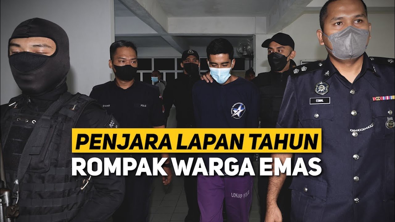 Rompak, cederakan warga emas: Pekebun dipenjara lapan tahun - YouTube