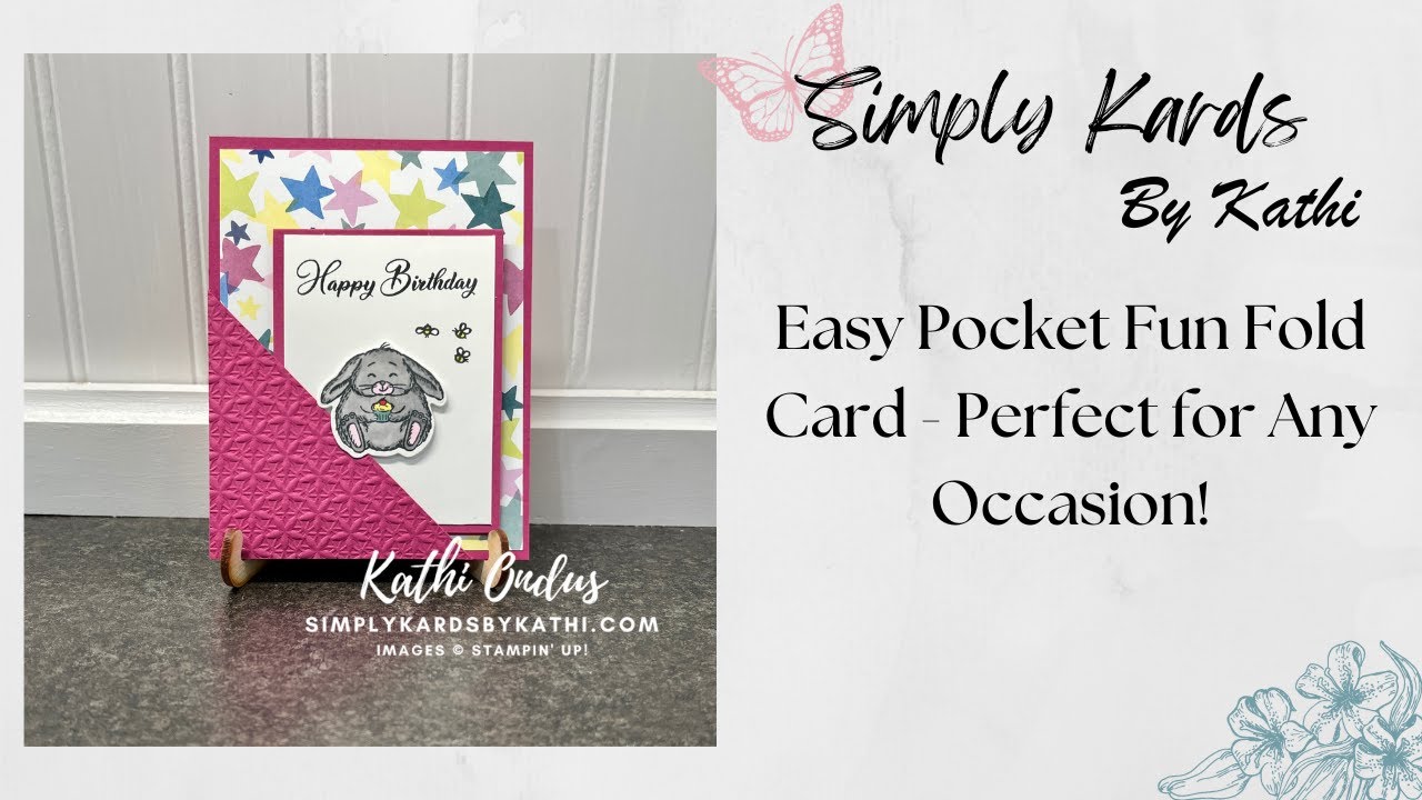 Easy Pocket Fun Fold Card - Perfect For Any Occasion! - YouTube