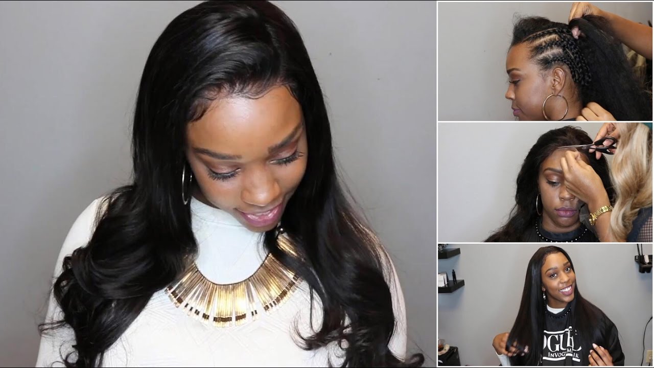 Can't Sew? Check 360 Frontal Wig! HOW TO INSTALL A 360 WIG ADHESIVE GEL ...