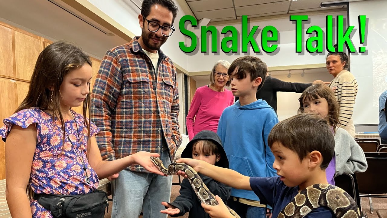 Snake Education at the Idyllwild Nature Center! - YouTube
