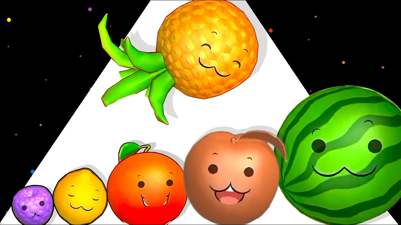 Watermelon Run 3D Game in MAX LEVEL ( Level Up Fruits ) - YouTube