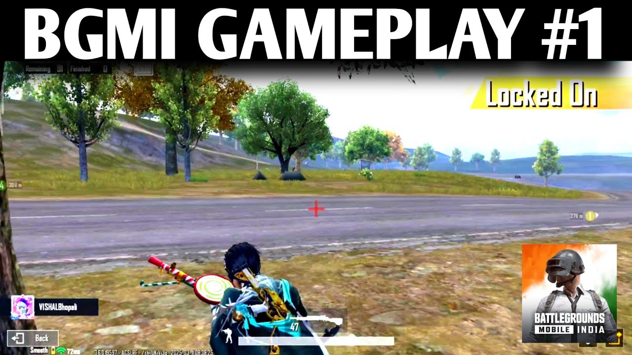 MY FIRST BGMI GAMEPLAY😎 | Battlegrounds Mobile India - YouTube