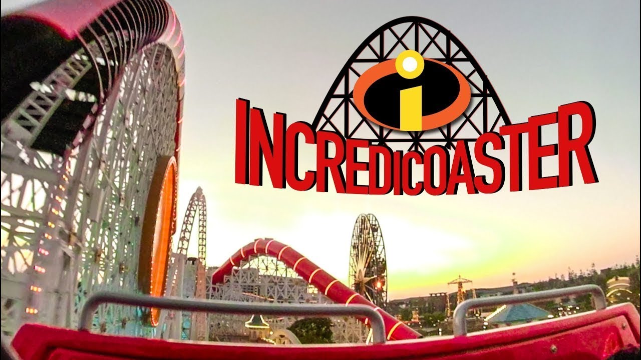 Incredicoaster Rollercoaster ON Ride POV Disney California Adventure HD ...