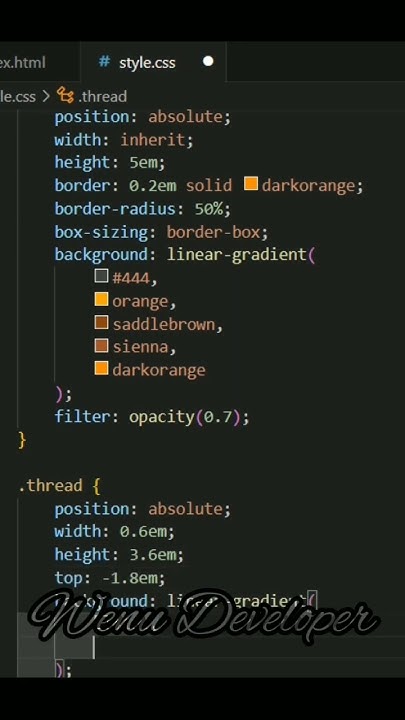 | Create a Lightning Candle using HTML and CSS | Wenu Developer || #short18 #css #html # ...