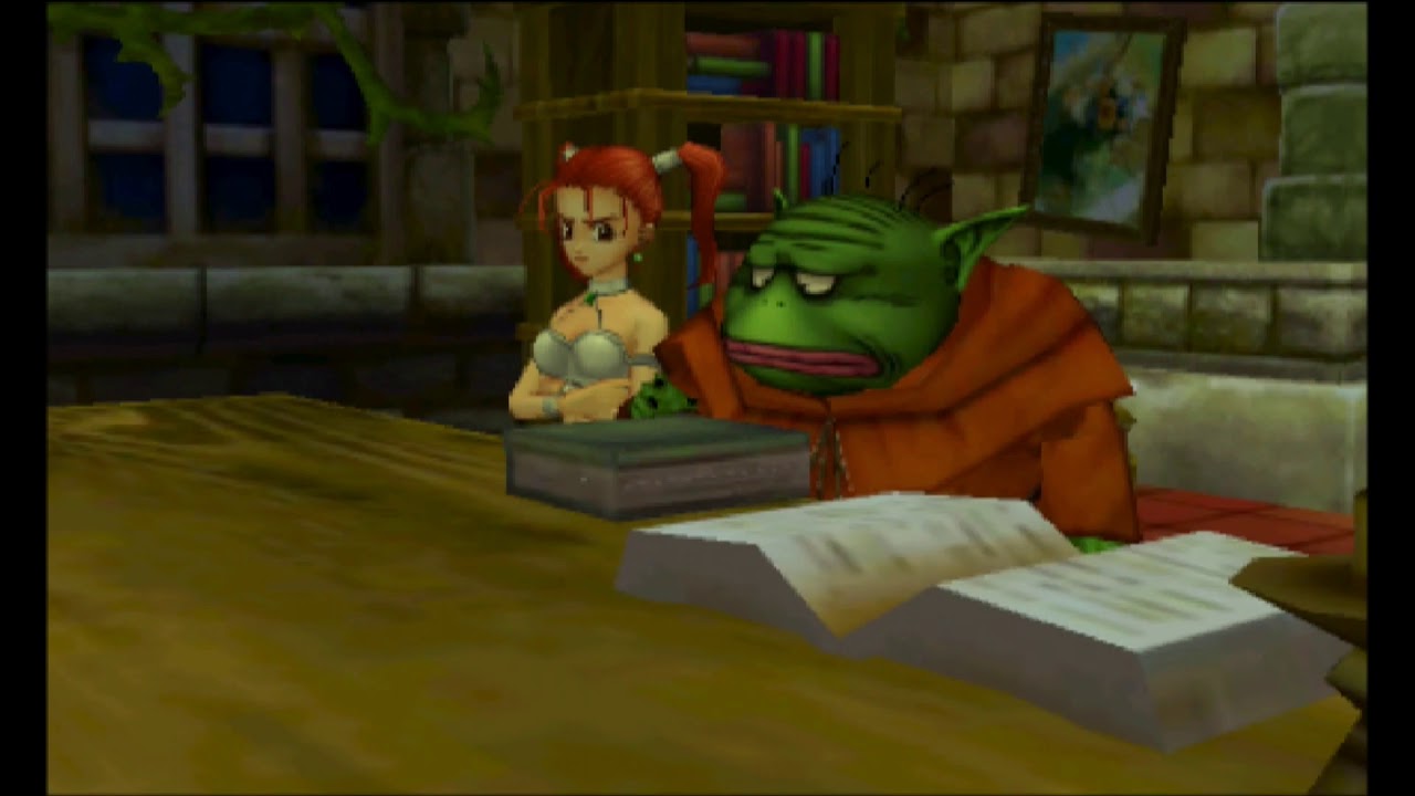 Dragon Quest VIII [3DS] Commentary #043, Castle Trodain Library; Some ...