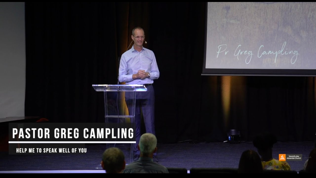 Pr Greg Campling - Help me to speak well of you. (Sermon Only) - YouTube