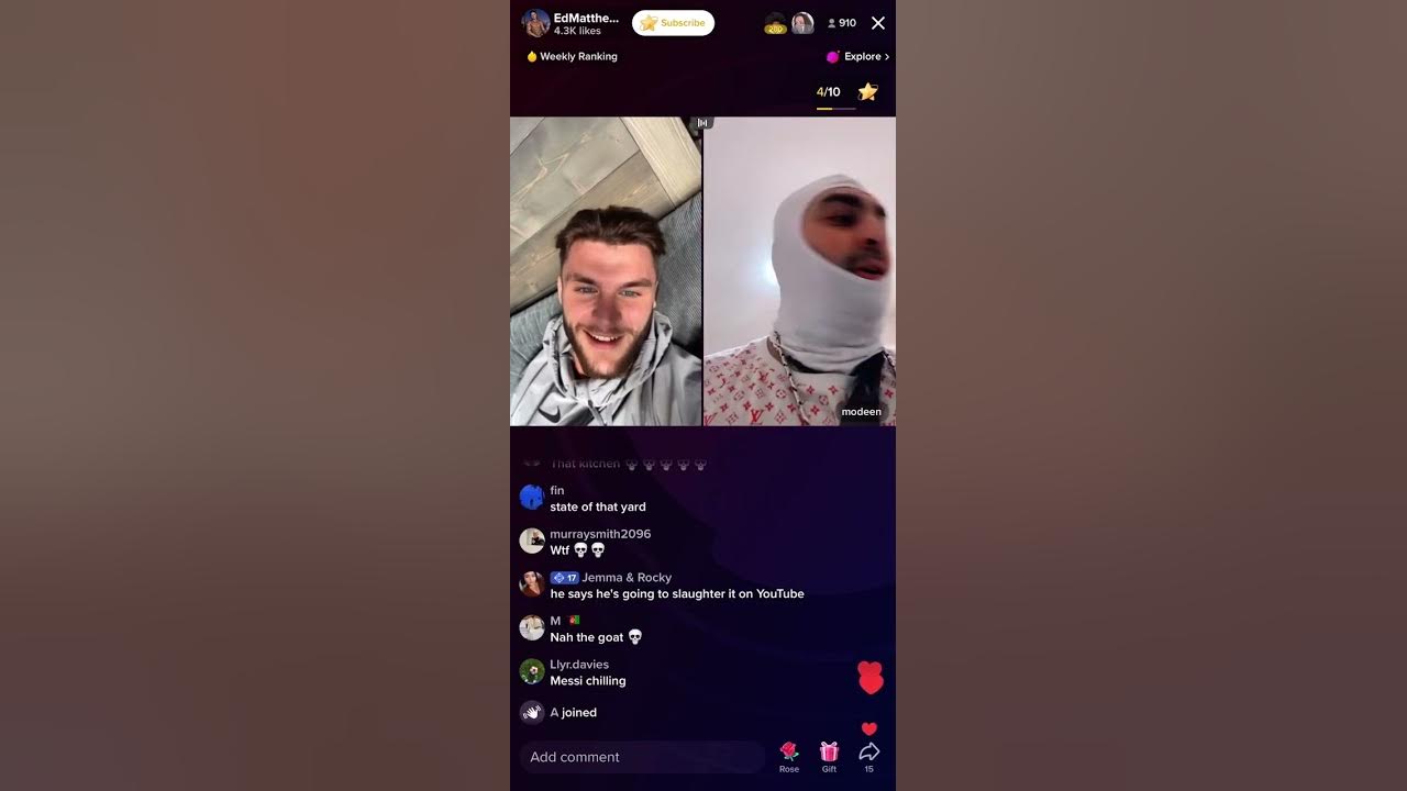 Mo deen & Ed Matthews tiktok live most watch😂 - YouTube