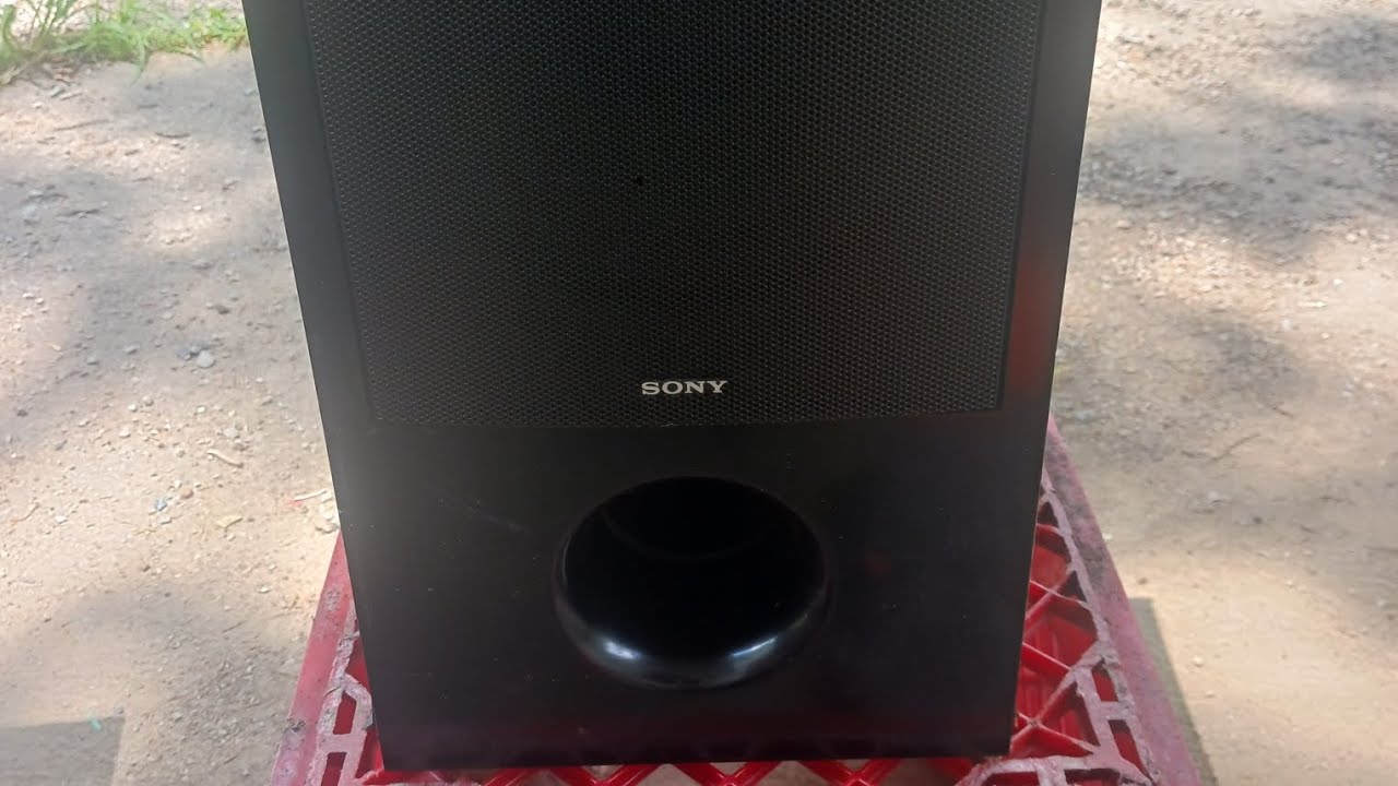 What's inside this Sony Subwoofer! It is a model SS-WS102!. Well, it ...