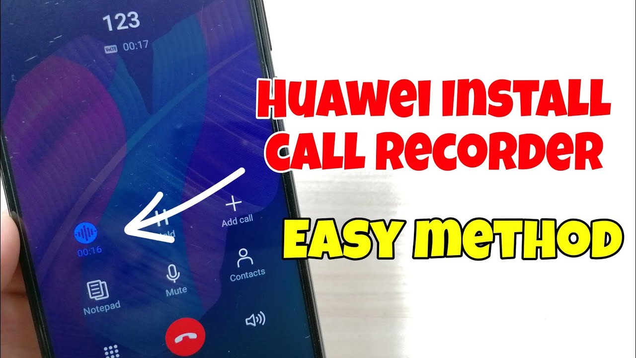 How to Install Call Recorder, All Huawei Phones Android 10. - YouTube