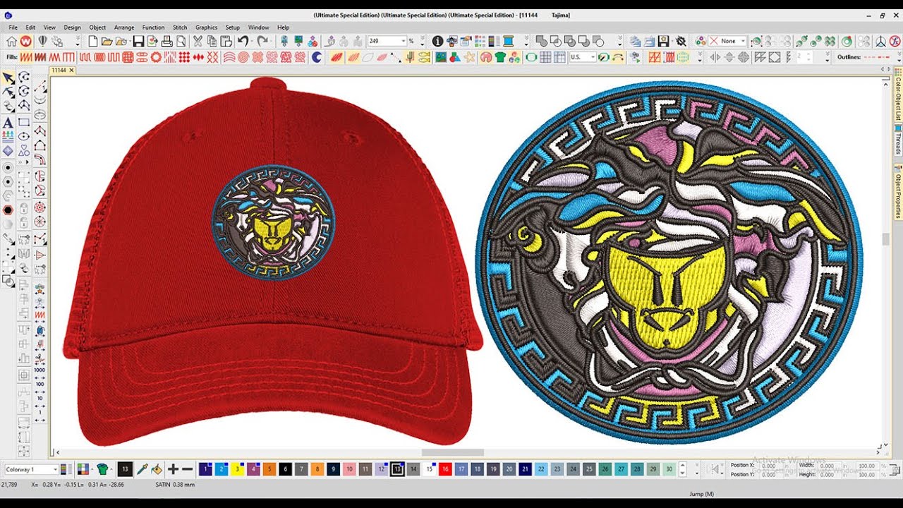 Best Patch Embroidery logo for Cap . - YouTube