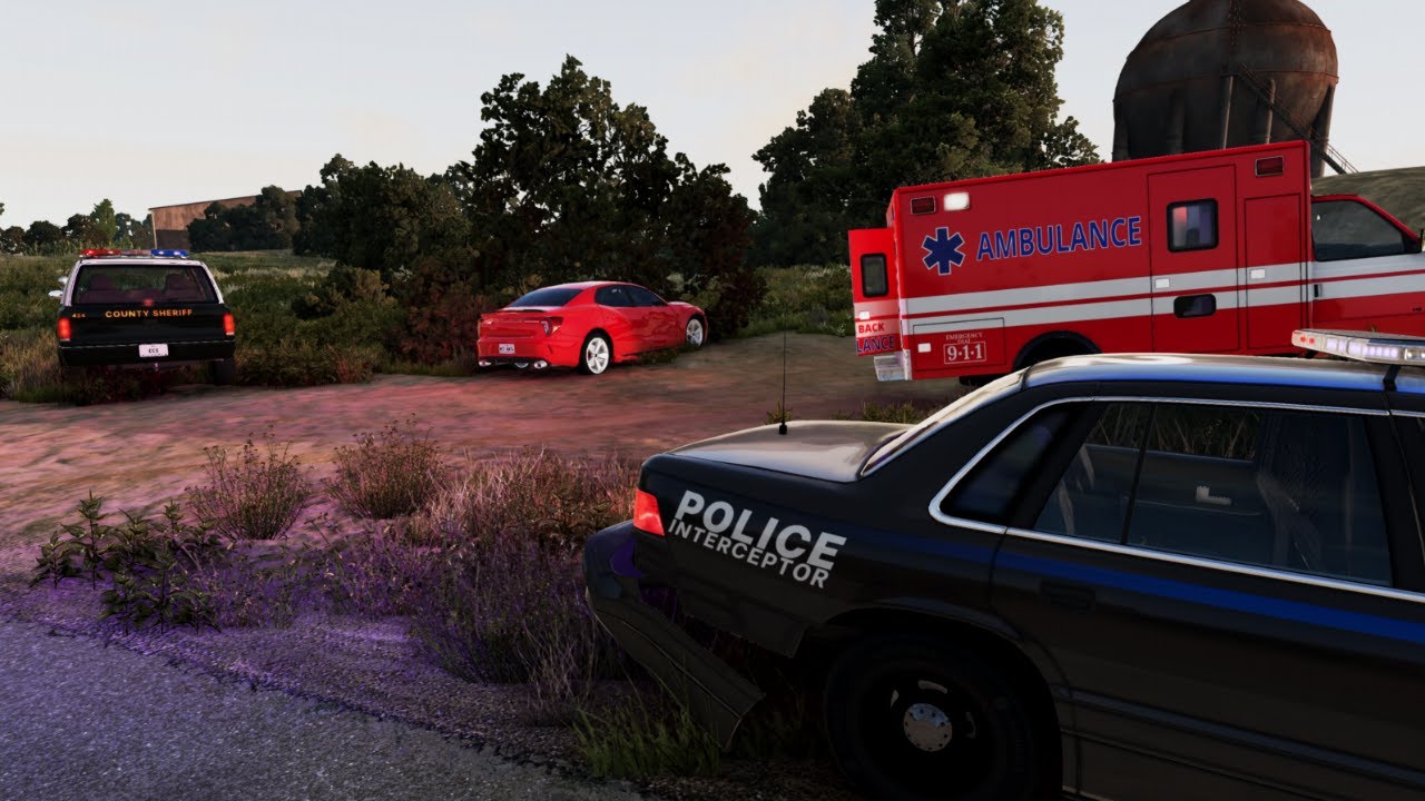 BeamNG Drive Cinematic Police Chases & Crashes #2 - YouTube