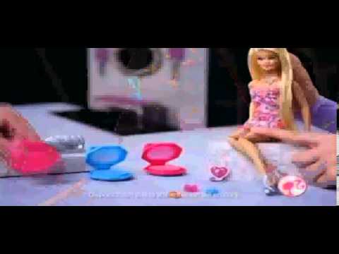 Comercial Mattel latino  Barbie peinados de colores