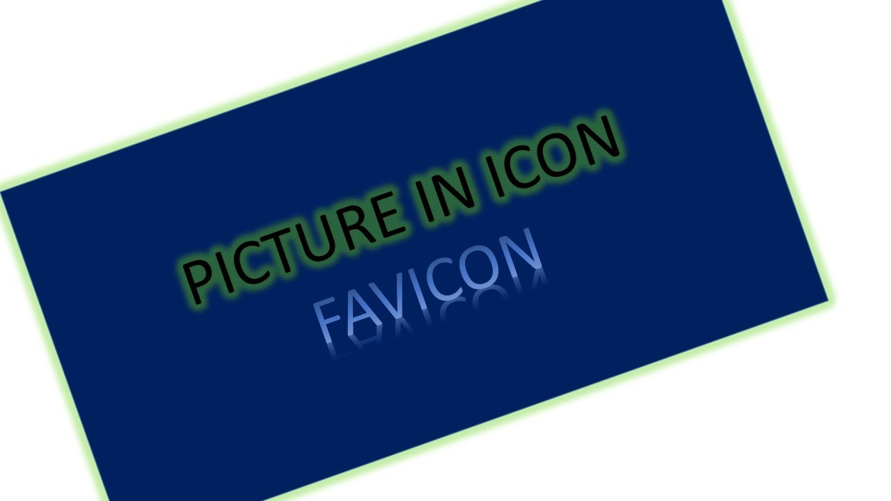 Favicon - icon picture in title in HTML - YouTube