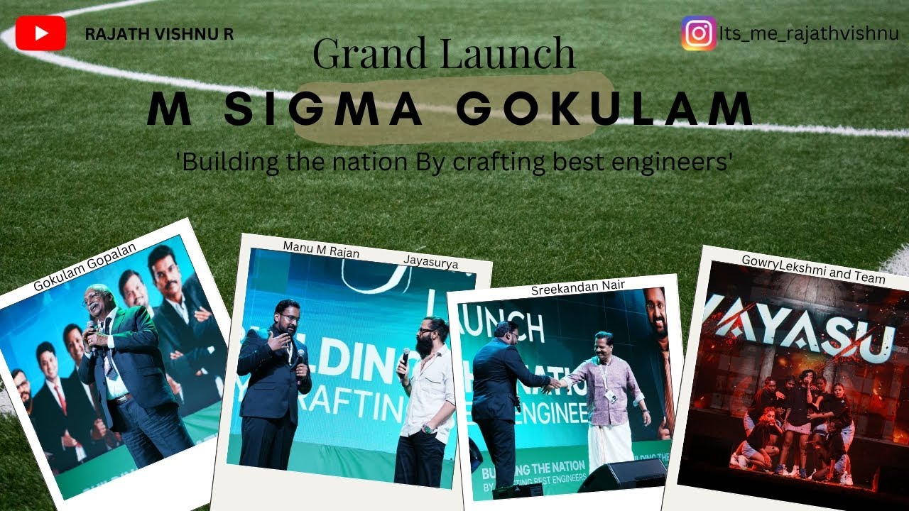 Grand Launch of M SIGMA GOKULAM by Gokulam Gopalan & Manu M Rajan on ...