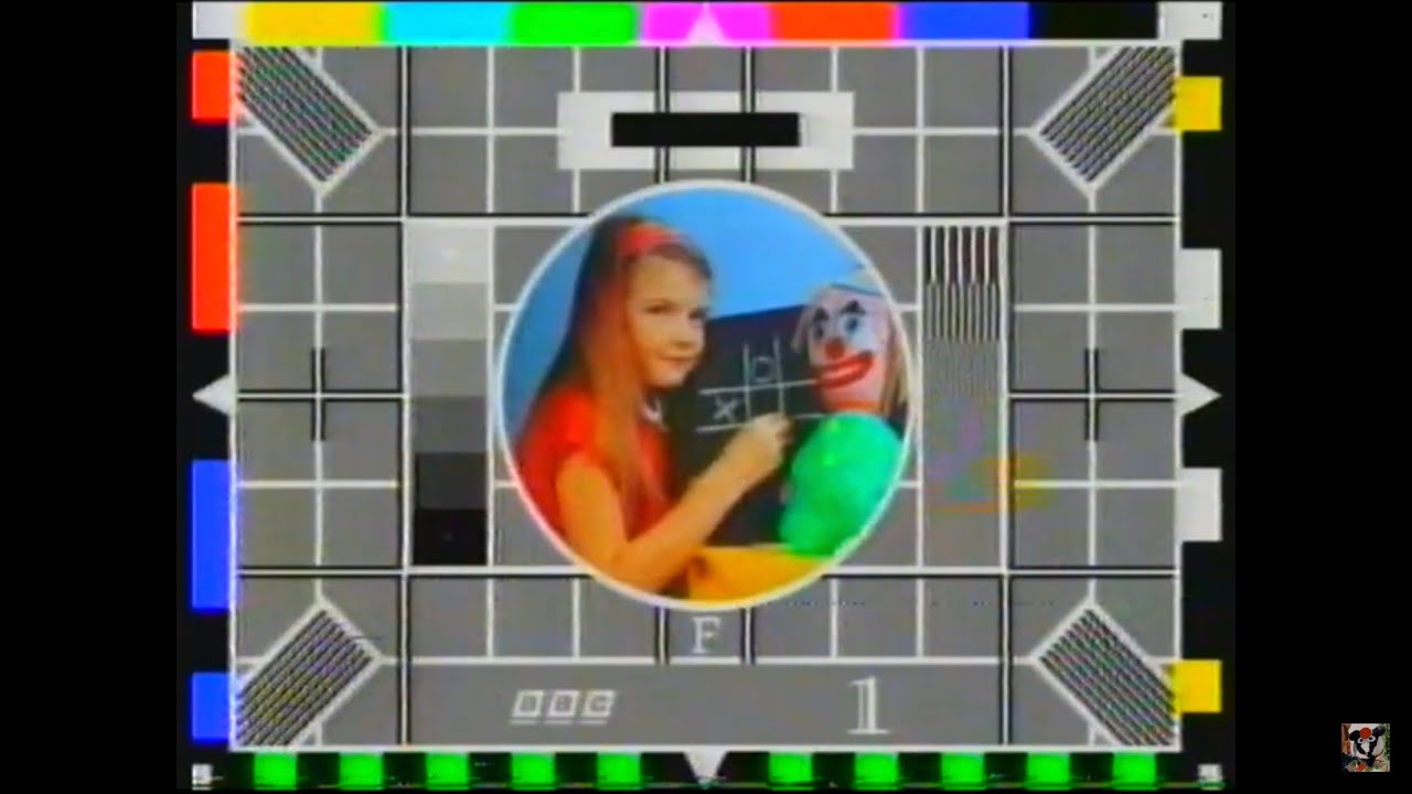 BBC1 | closedown and Test Card F | 16th December 1992 | Part 2 of 2 ...