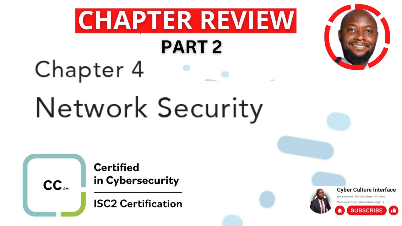ISC2 Certified in Cybersecurity-CC Domain 4 (Network Security) PART2 ...