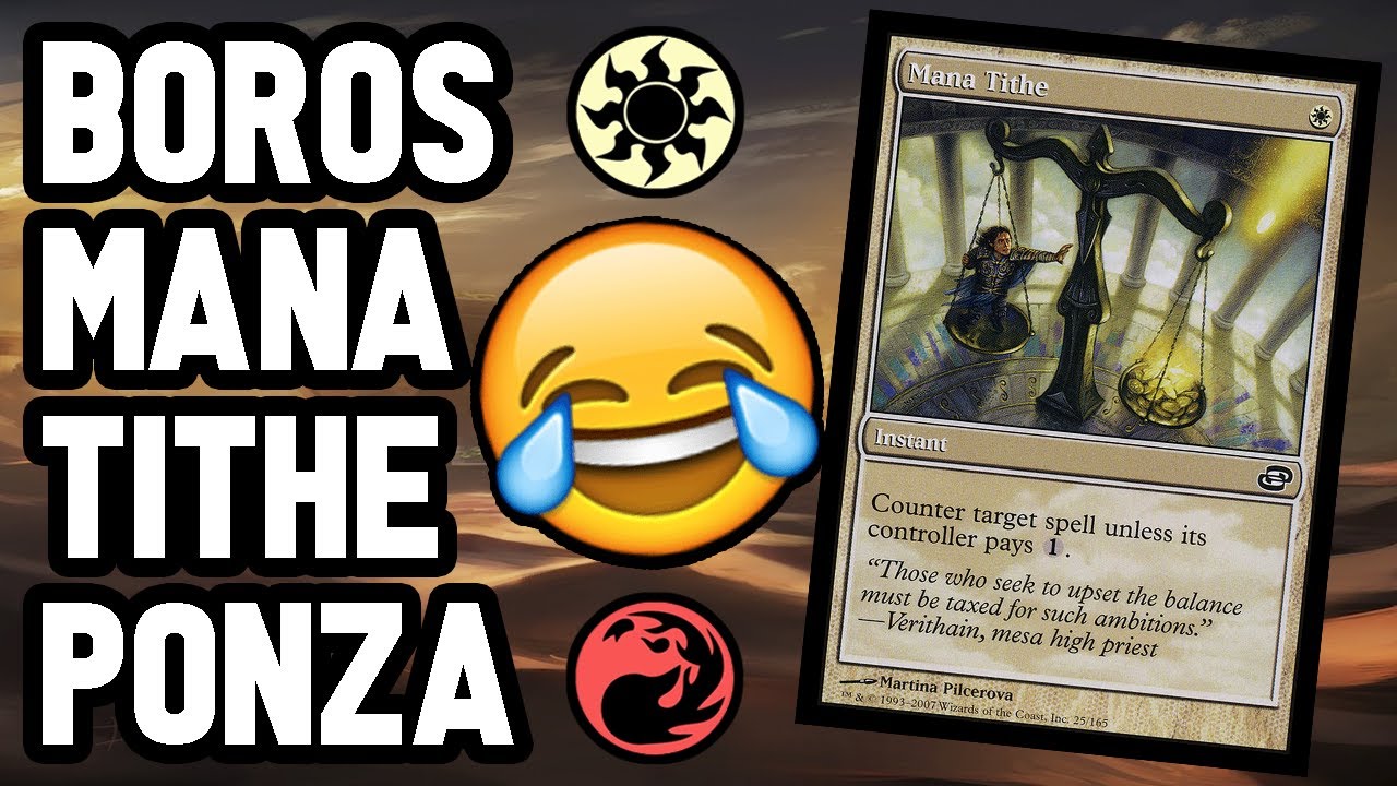 💥 BOROS MANA TITHE PONZA 💥 Super Annoying! 【 MTG Modern Gameplay ...