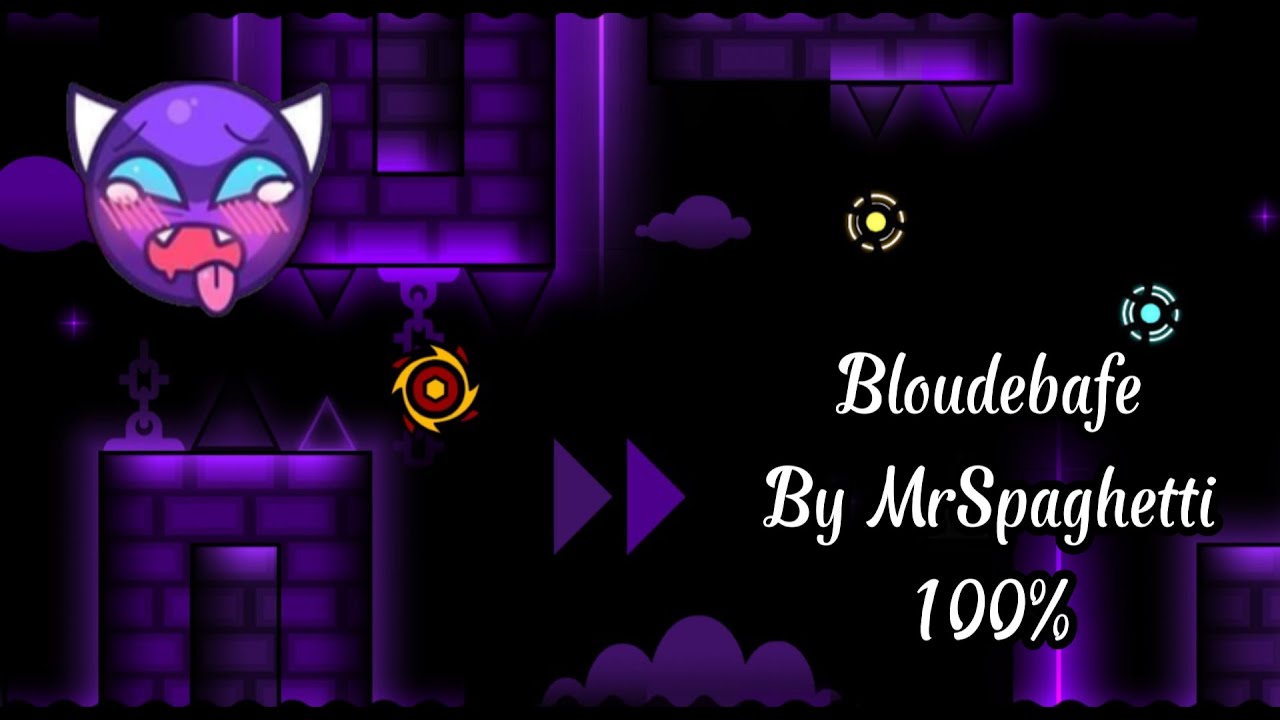 Easy Demon | "Bloudebafe" By MrSpaghetti 100% | Hardest Demon - YouTube