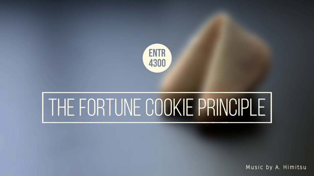 The Fortune Cookie Principle - YouTube