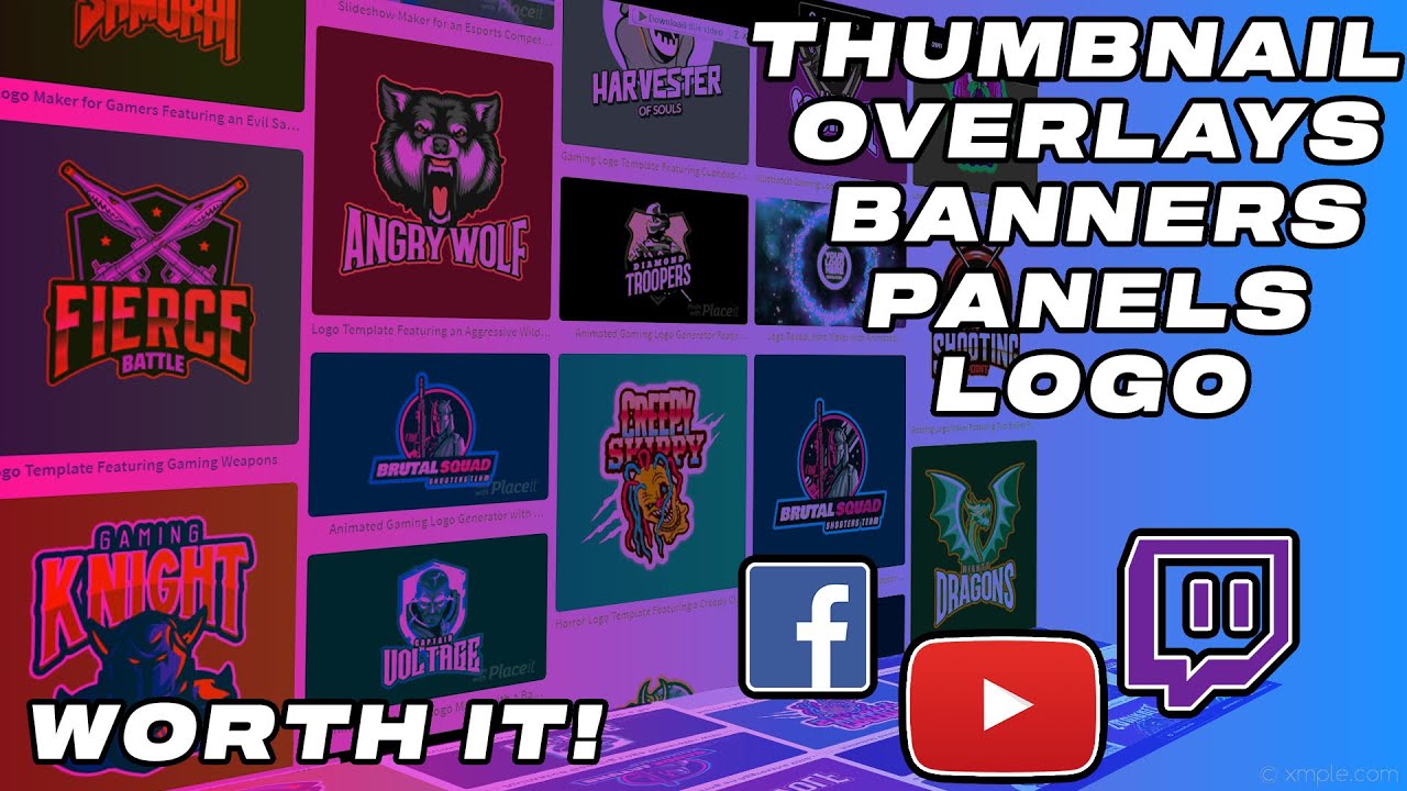 How to Make Easy Overlays, Logo, banner WITHOUT Photoshop - YouTube