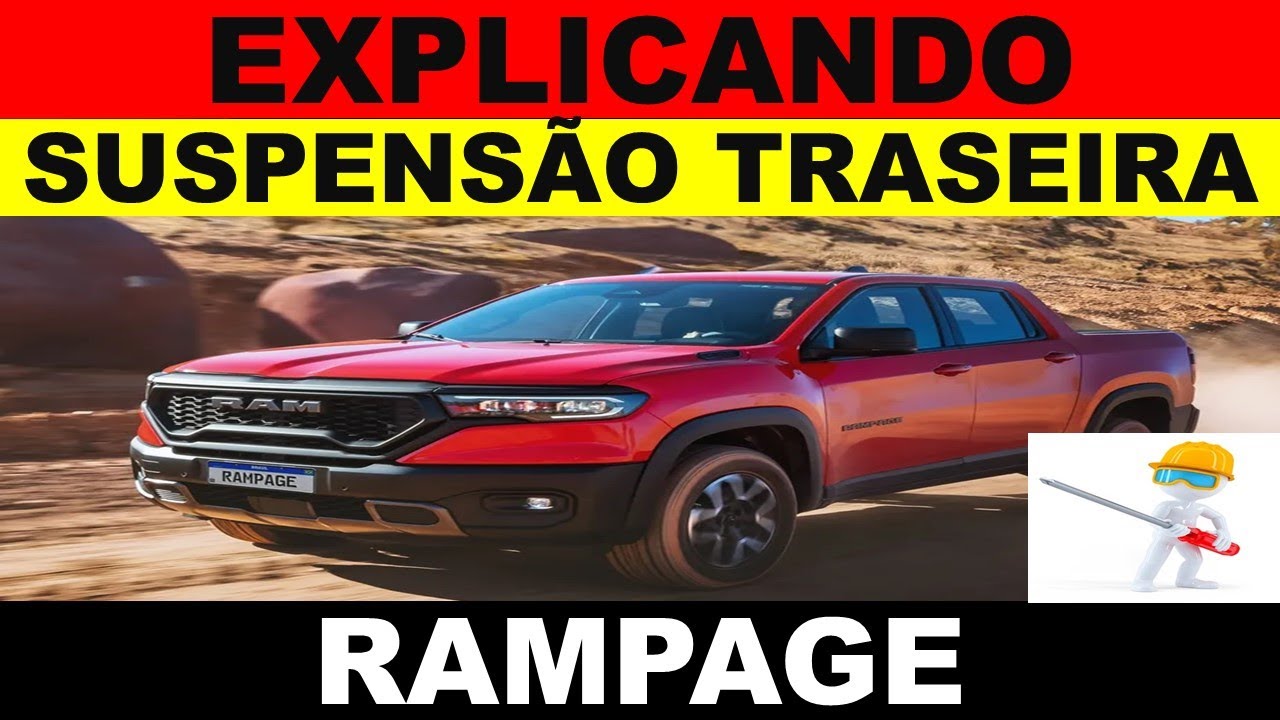 Suspensão traseira da Rampage, explicando os componentes, tema da aula ...