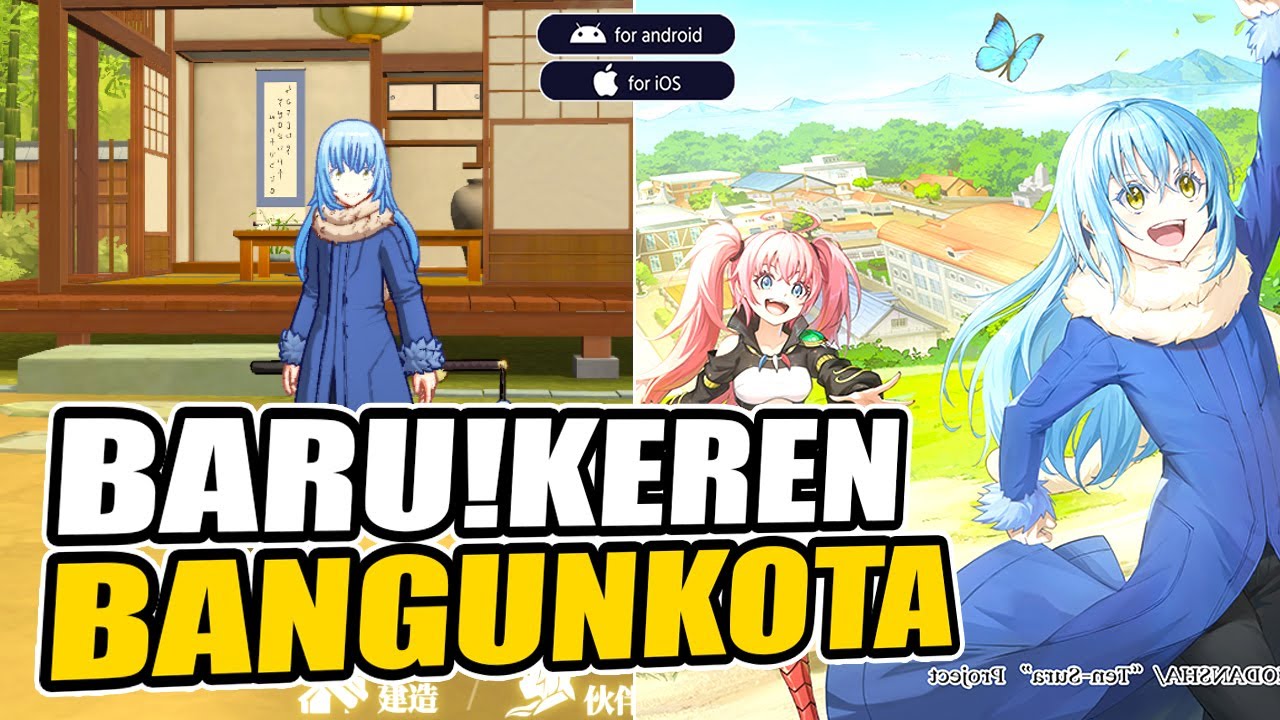 KECE!! GAME BARU RIMURU TEMPEST 3D BANGUN KOTA RPG CARA DAFTAR ...