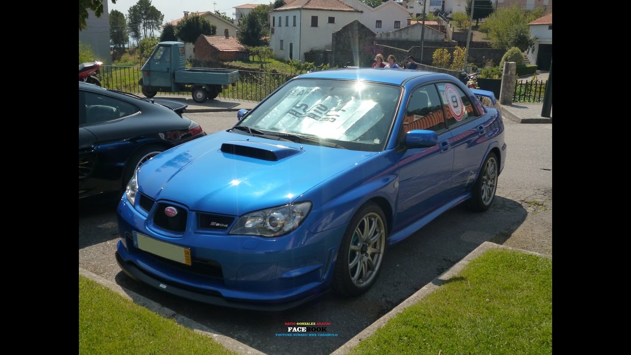 subaru impreza wrx s 204 STI - YouTube