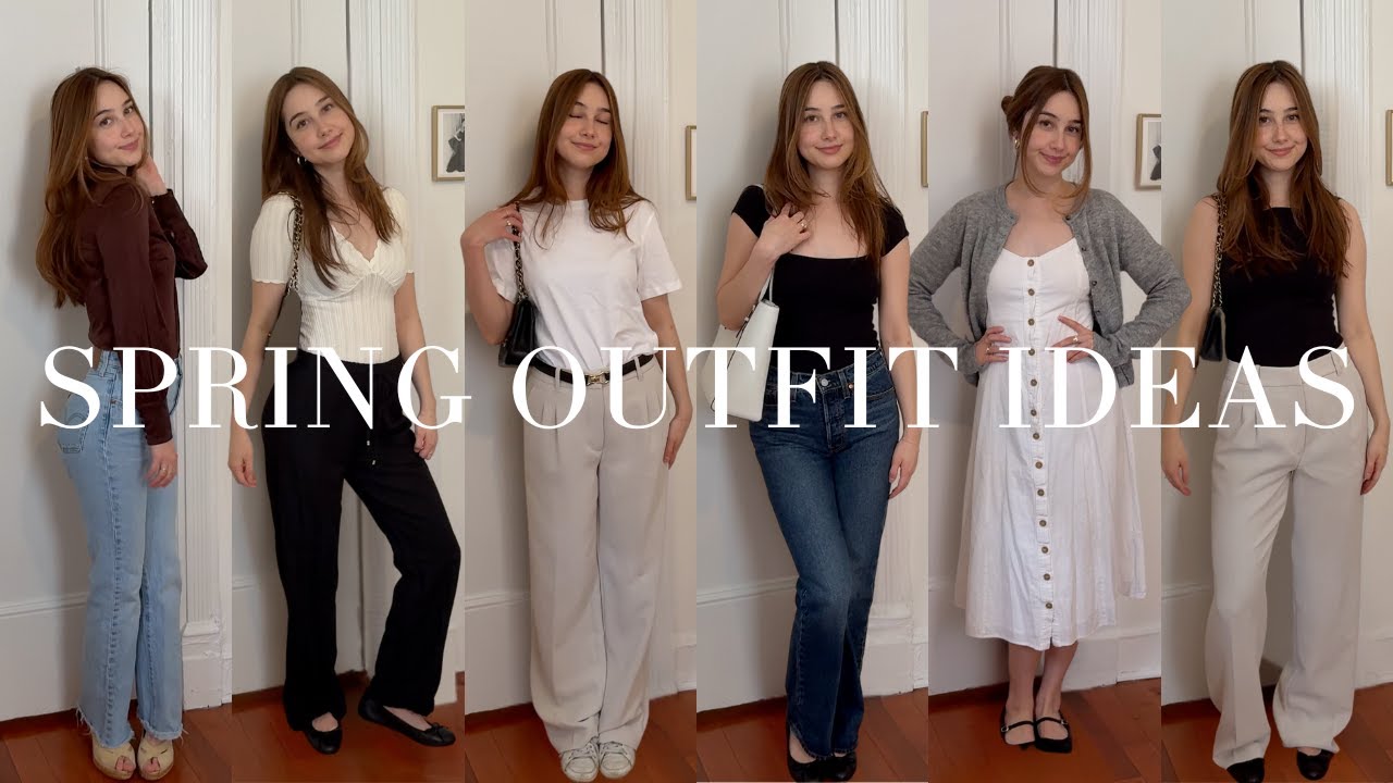 Everyday spring outfit ideas - What to wear this spring! - YouTube