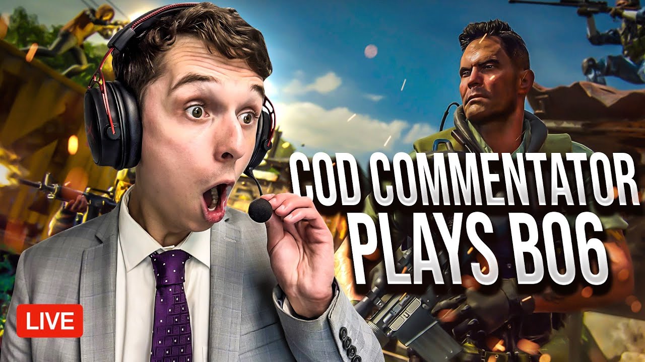 🔴 COD COMMENTATOR: B06 CAMO GRIND + WARZONE - YouTube