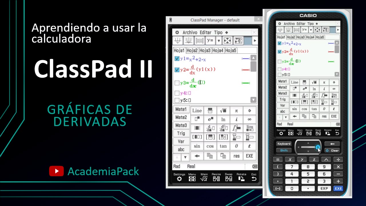 📊ClassPad 2-Tutorial 21 | Gráfica de Derivadas🎲 - YouTube