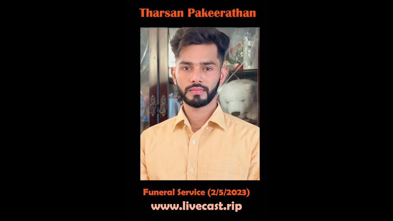 Late Tharsan Pakeerathan - YouTube