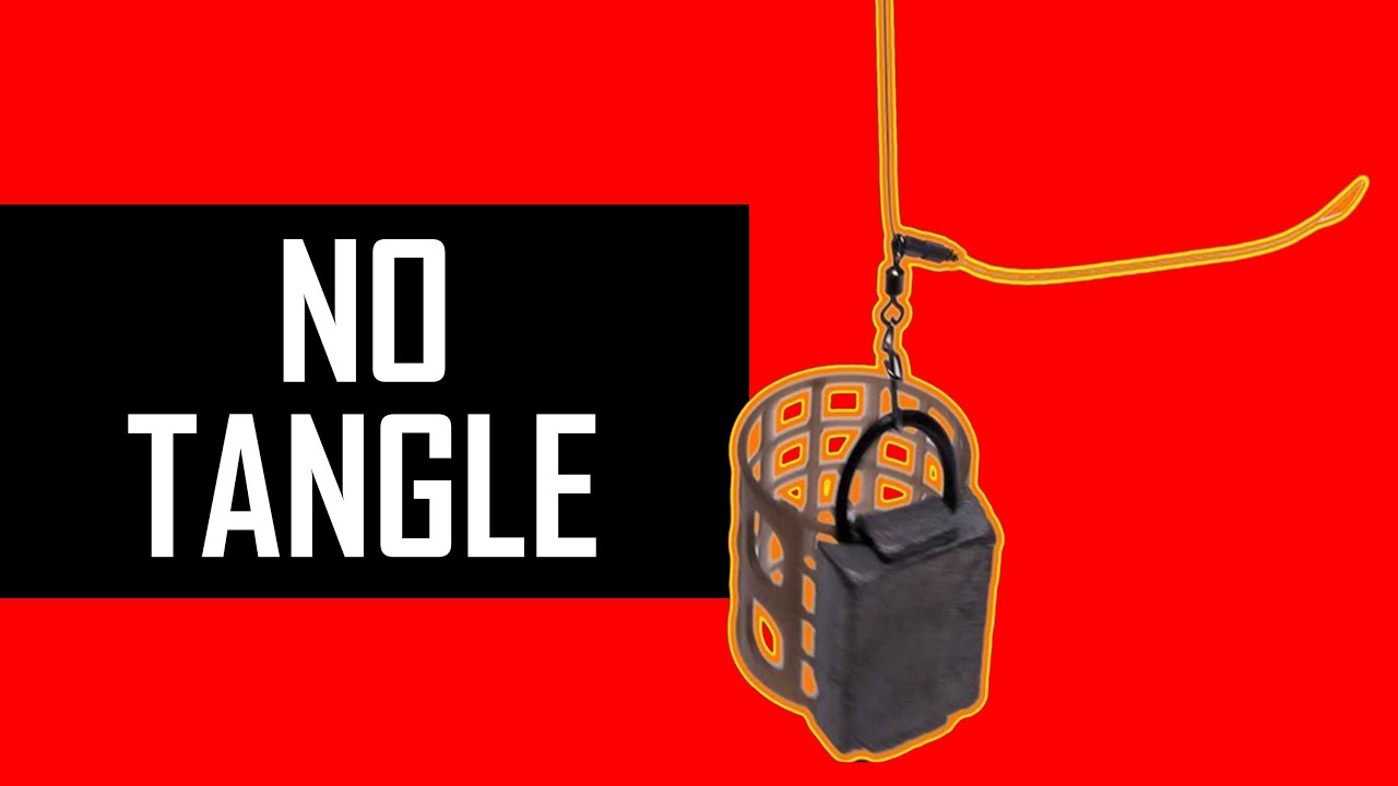 How to tie ANTI-TANGLE FEEDER RIG quickly? Feeder fishing - YouTube