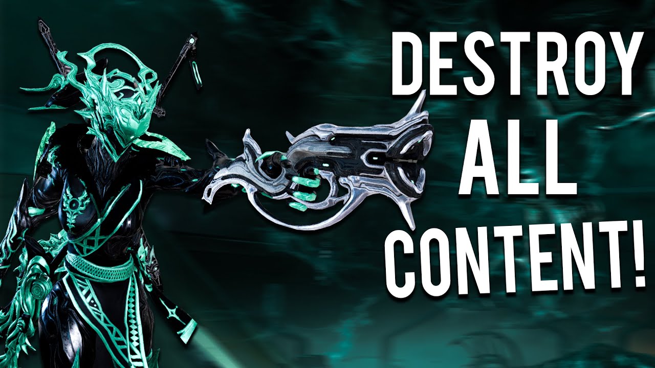 The BEST weapon to clear all content easily in Warframe! Laetum build ...