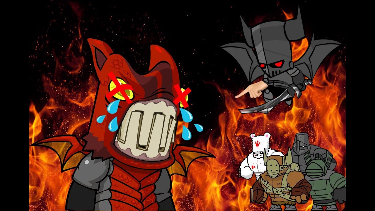 Healthless castle crashers - YouTube