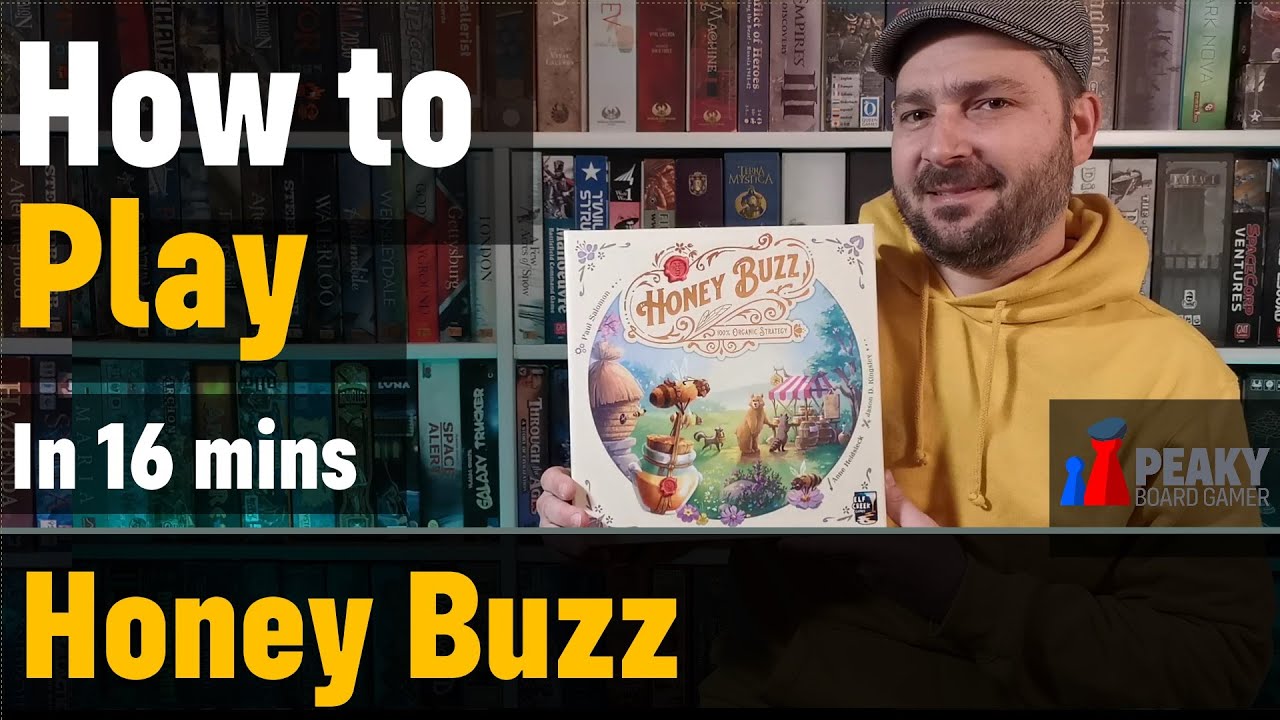 How to play Honey Buzz board game - Full teach + Visuals - Peaky ...