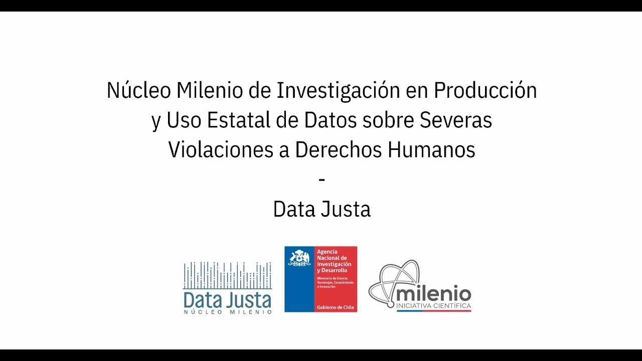 Presentación del Núcleo Milenio Data Justa - YouTube