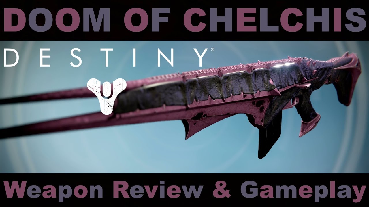 Destiny Doom of Chelchis (Adept) Scout Rifle Weapon Review & Gameplay ...