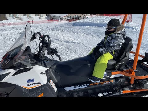 Yusuf Uludağ’da tatilde dev kar motoruna bindi😍👻 Fatih Selim’le kar topu oynadılar😅😂