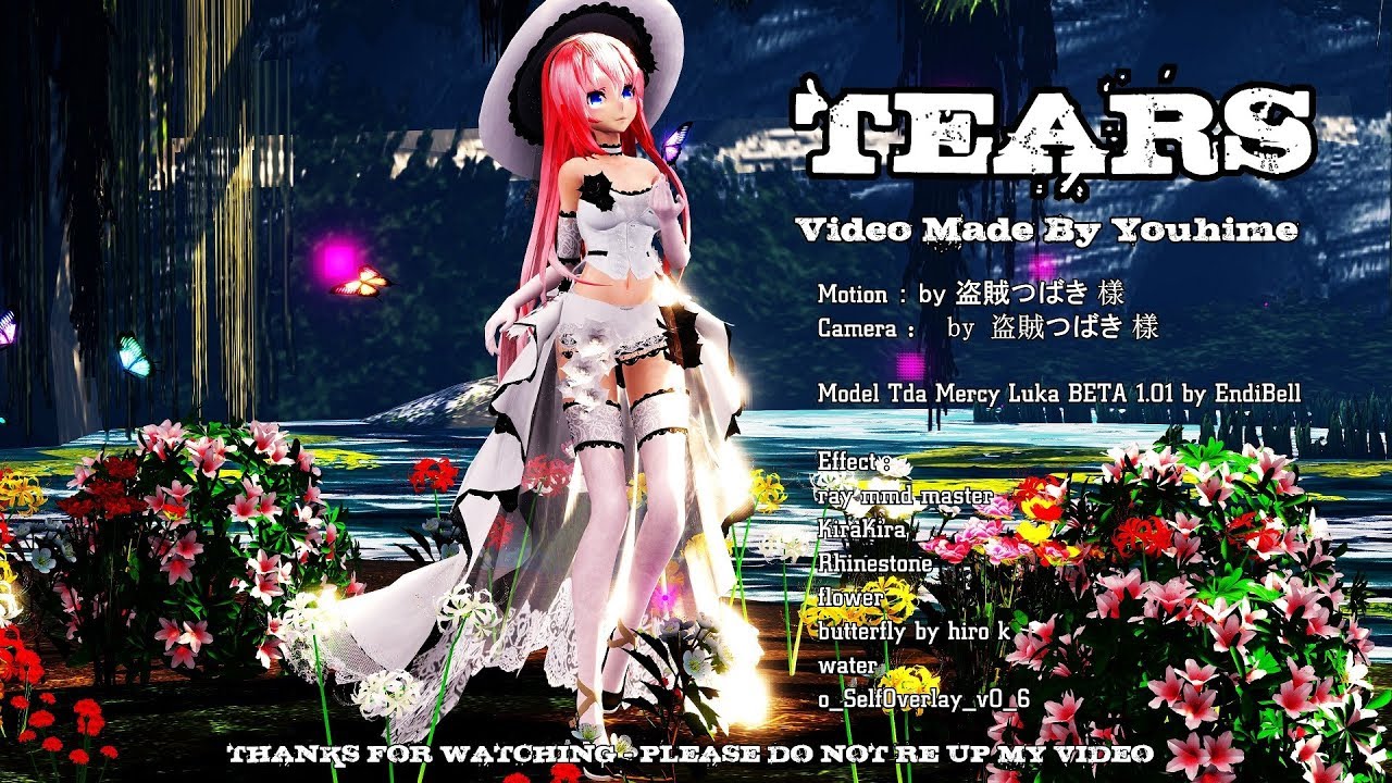 [MMD] Tears [Megurine Luka] - YouTube