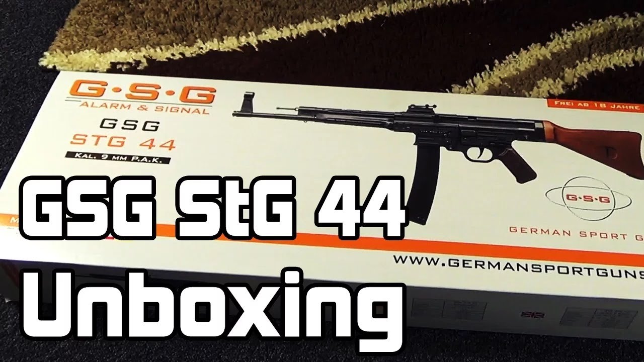 GSG StG44 Schreckschuss Gewehr Unboxing - YouTube