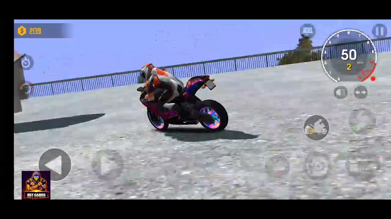 enjoy now motor bike stend.😱top flur😱 #video game#sky gaming - YouTube