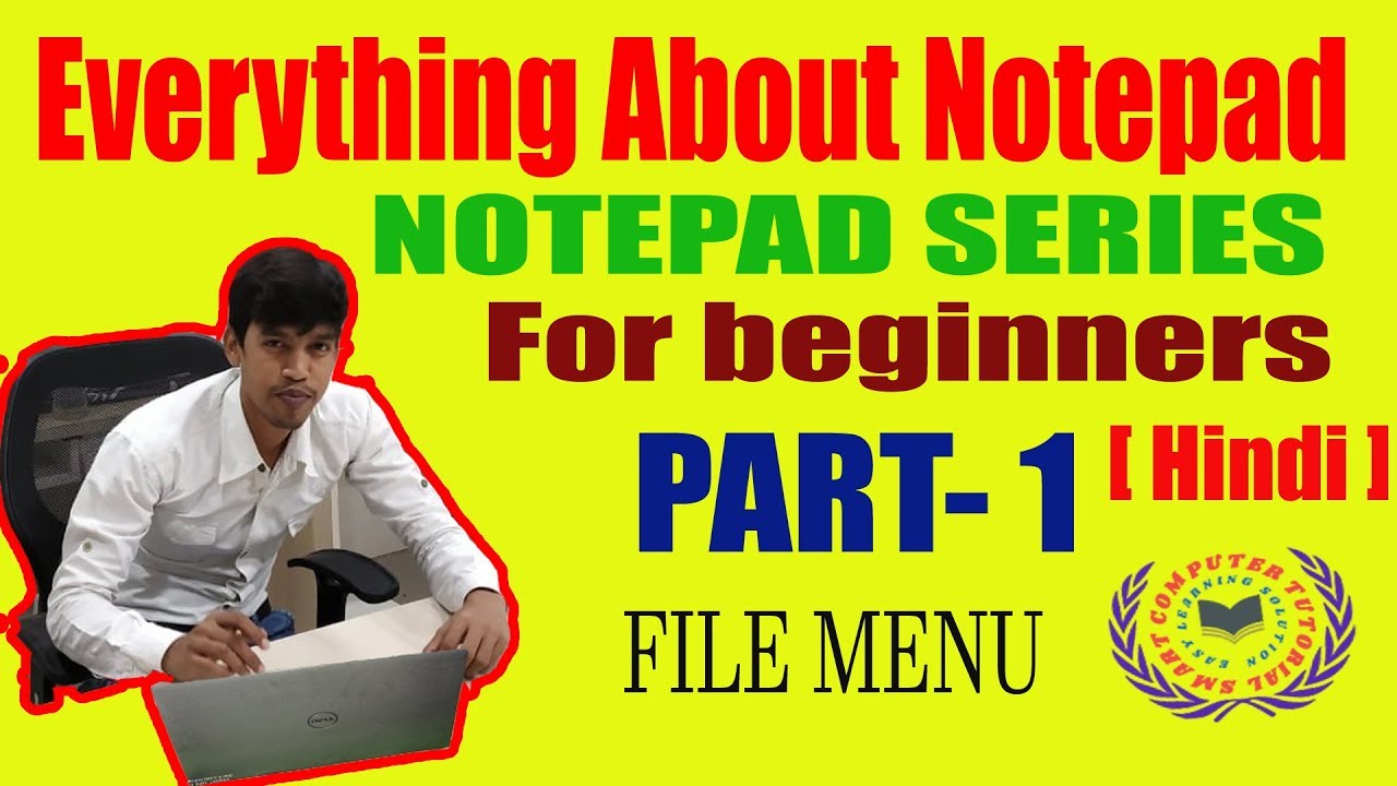 notepad complete tutorial in hindi - YouTube