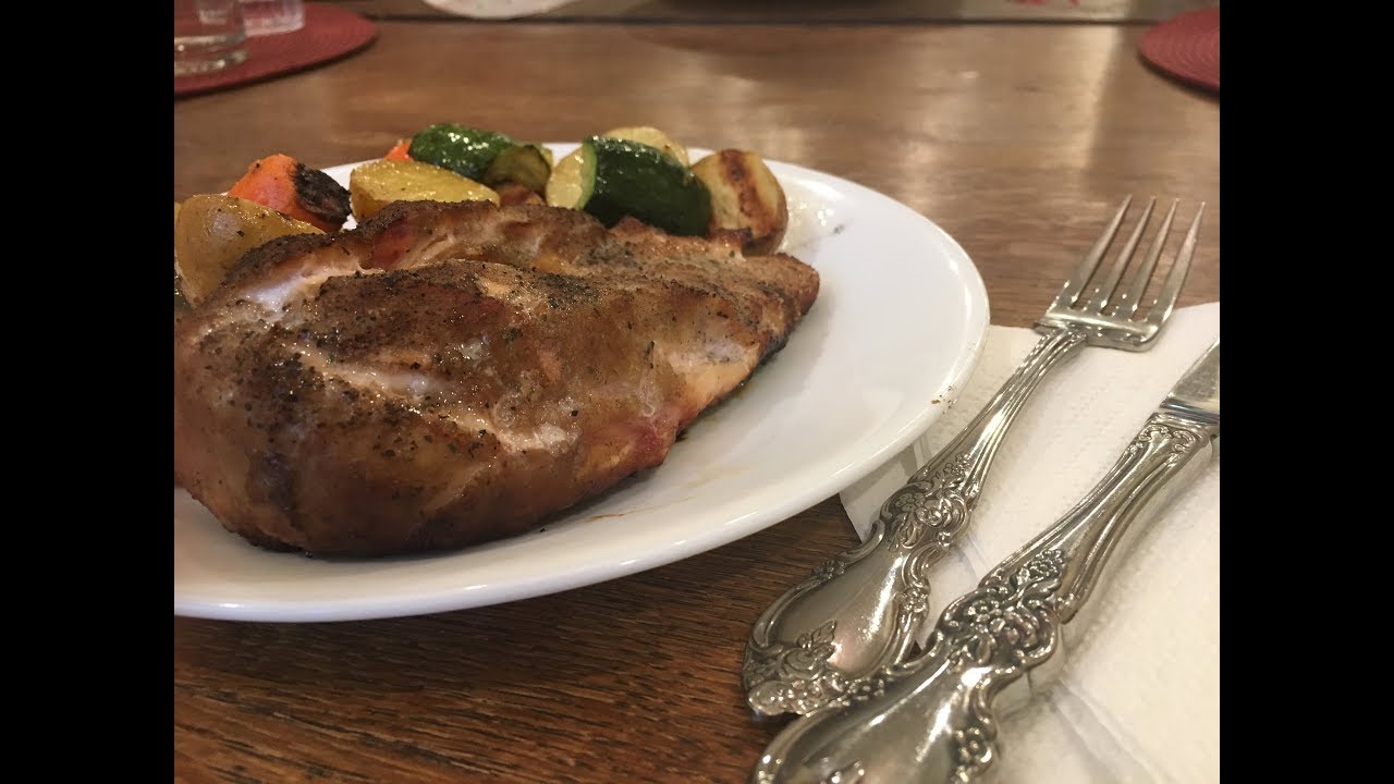 How to Make EASY SMOKED GRILLED CHICKEN and VEGETABLES on the Kamado ...