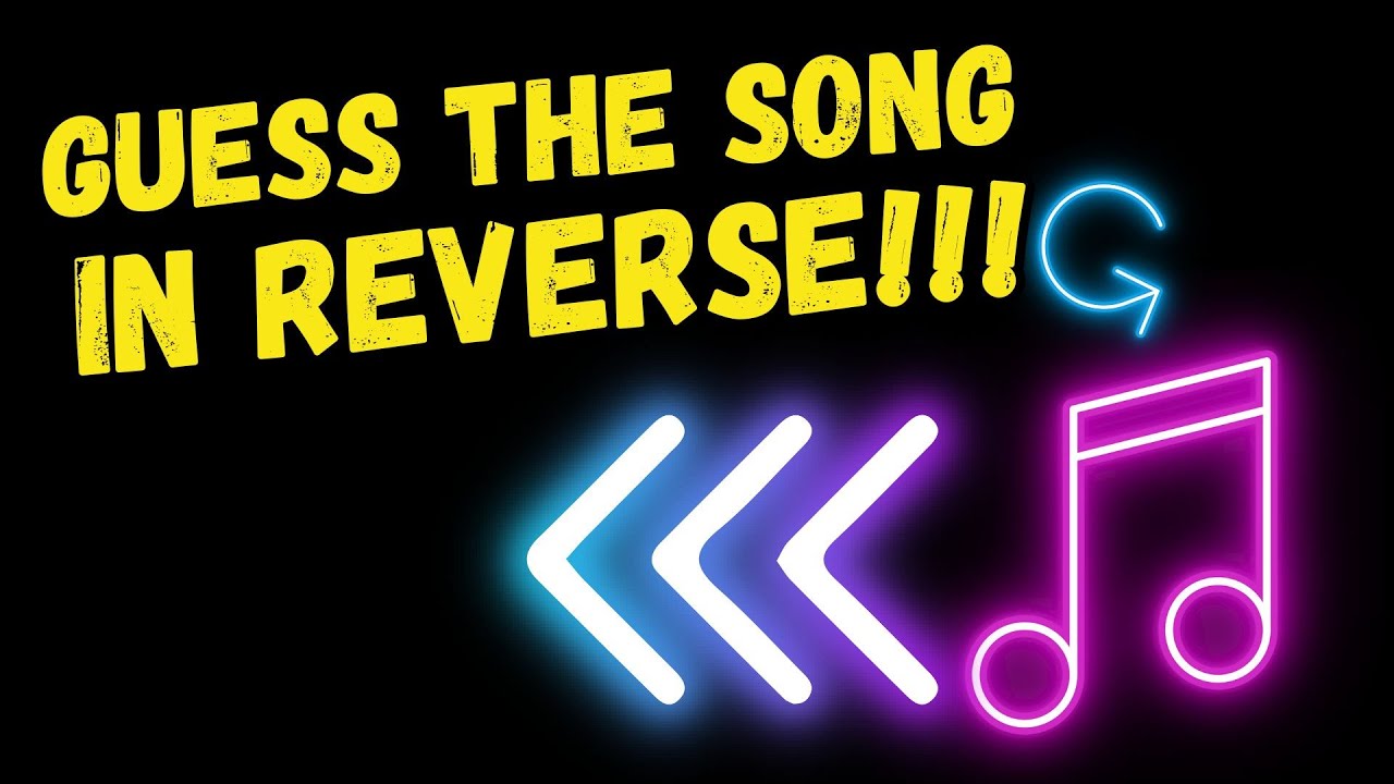Reverse Song Challenge: One Hit Wonders Edition! 🎵🔙 - YouTube