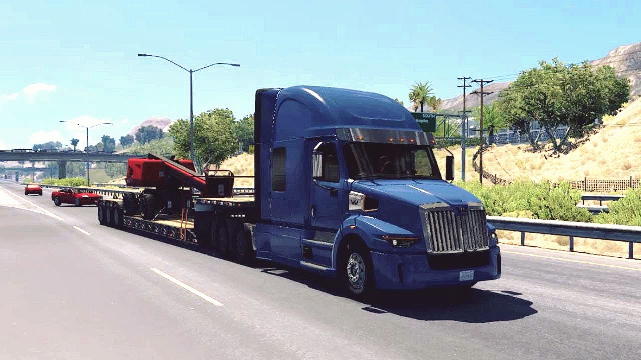Western Star Truck - Delivering tow truck to Train Export | ATS ...
