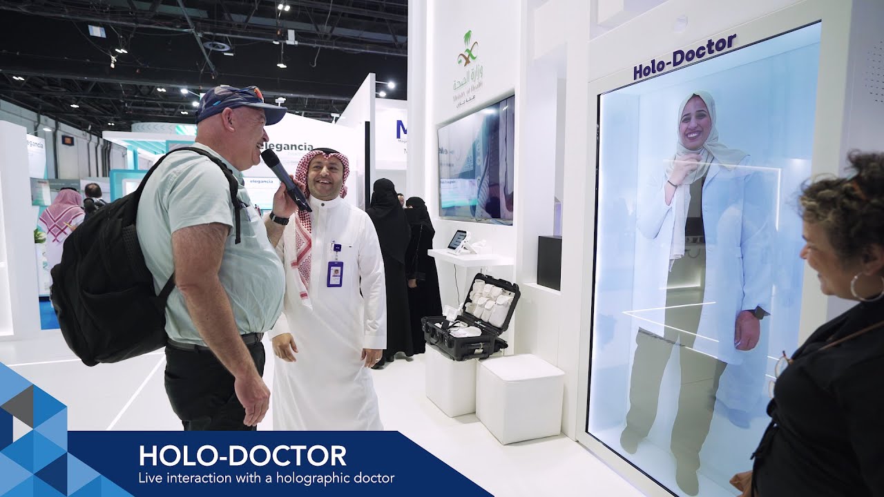 Holo-Doctor and Virtual Ambulance | Arab Health 2023 | TAKELEAP - YouTube