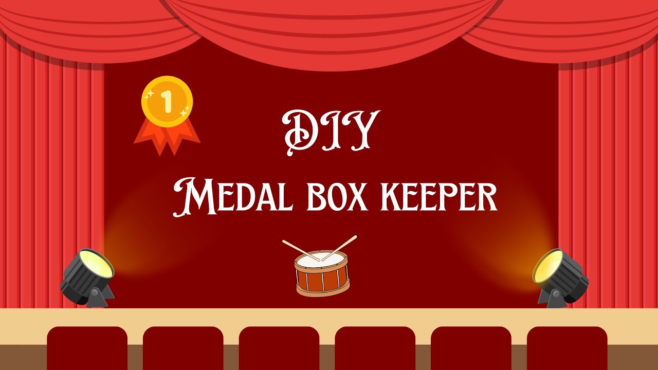 DIY medal box keeper - YouTube