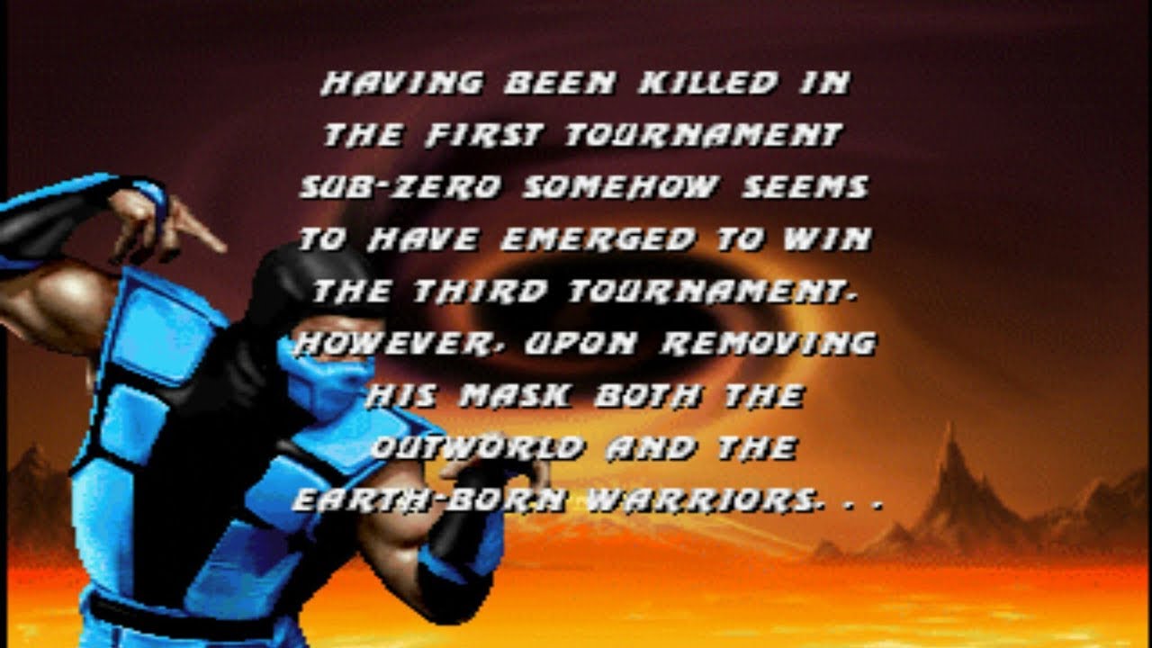 Mortal Kombat Trilogy: Sub-Zero Very Hard/Champion Ladder Playthrough ...